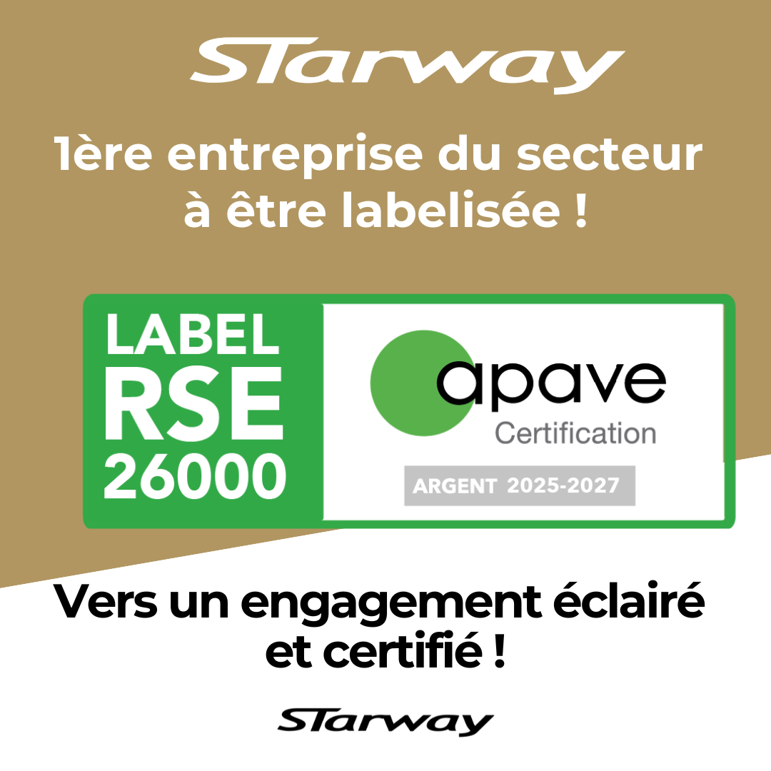 Starway receives the RSE 26000 Apave Certification label: an ...