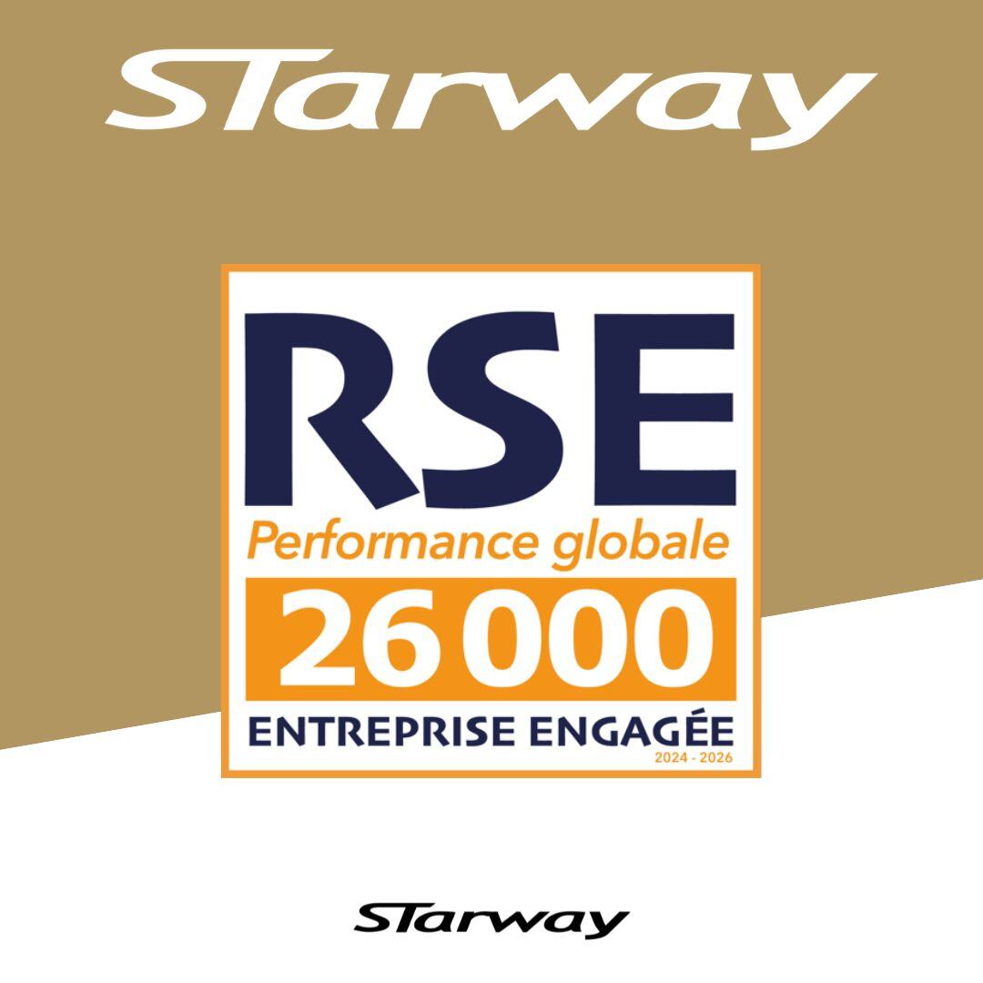 Starway, entreprise engagée et certifiée RSE